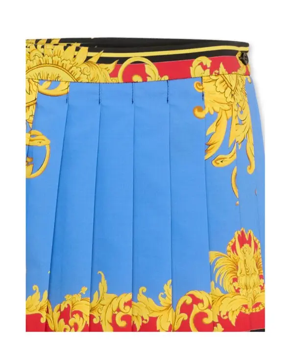 Versace Pleated Mini Skirt