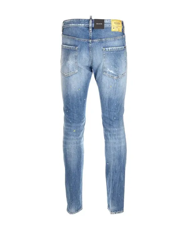 Dsquared2 Patchwork Logo Detailed Jeans