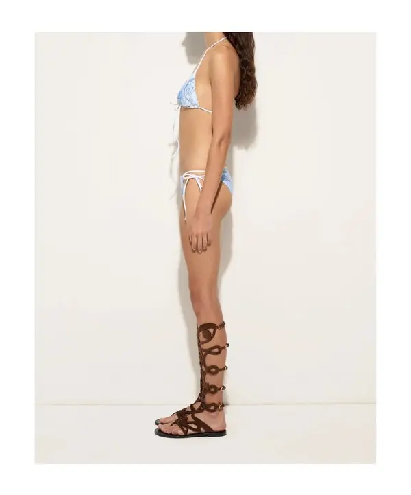 Emilio Pucci Printed Triangle Bikini Top