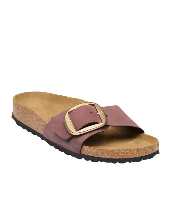 BIRKENSTOCK Madrid Big Buckle Slide Sandals - Pepper