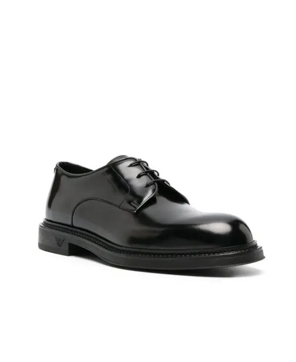 Emporio Armani Panelled Derby Low-top Shoes
