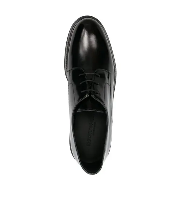 Emporio Armani Panelled Derby Low-top Shoes
