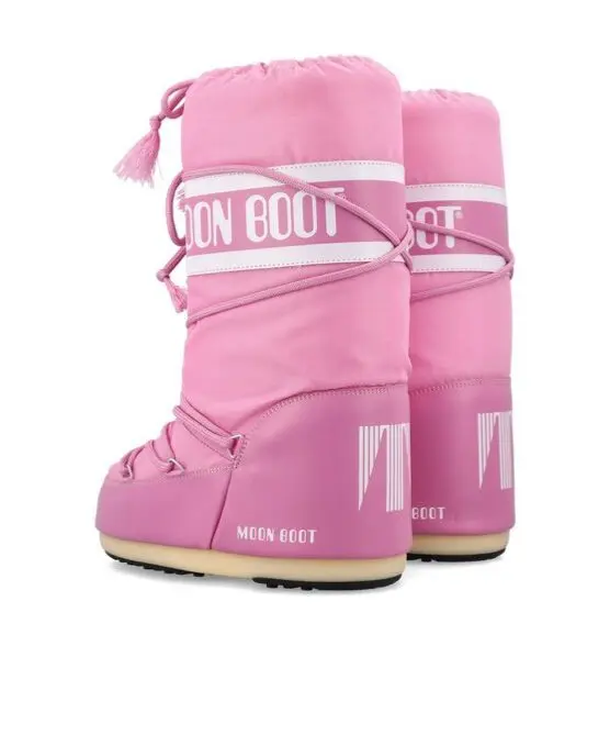 Moon Boot Icon Logo Printed Lace-up Boots