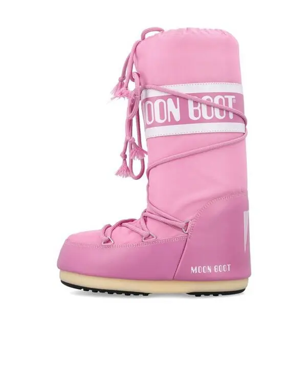Moon Boot Icon Logo Printed Lace-up Boots