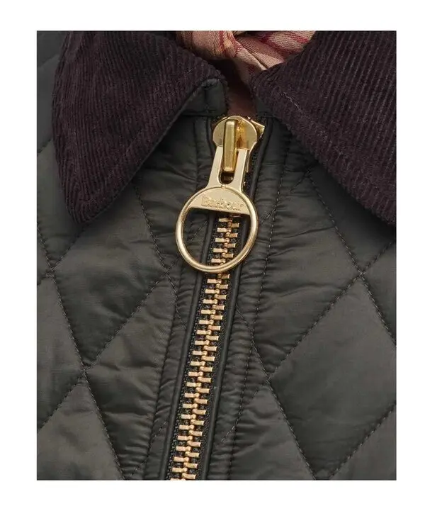 Barbour Logo Embroidered Quilted Jacket