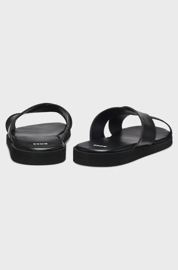 Hugo Boss Darrel Crisscross Strap Slides