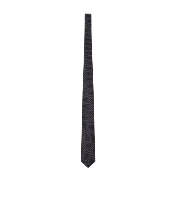 LARDINI Patterned Silk Tie