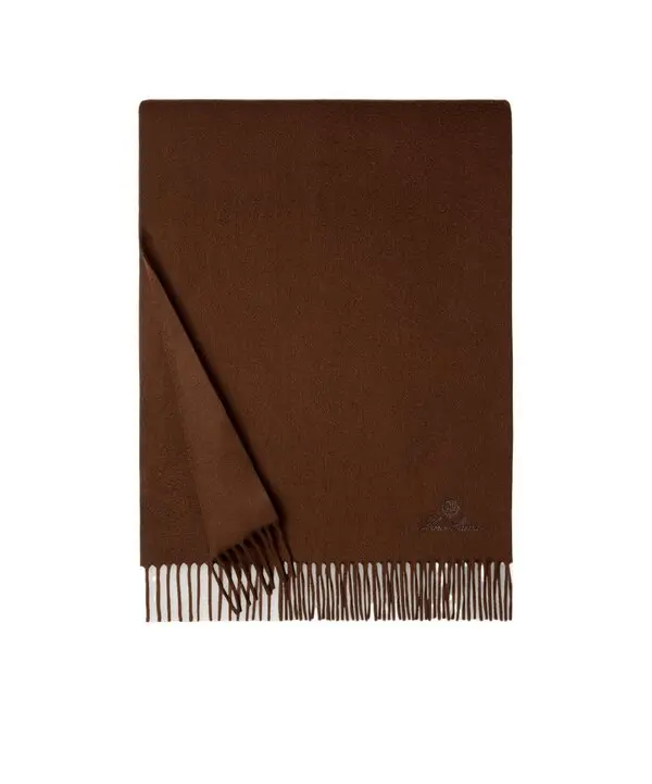 Loro Piana Extra Grande Unita Scarf - Havana Brown