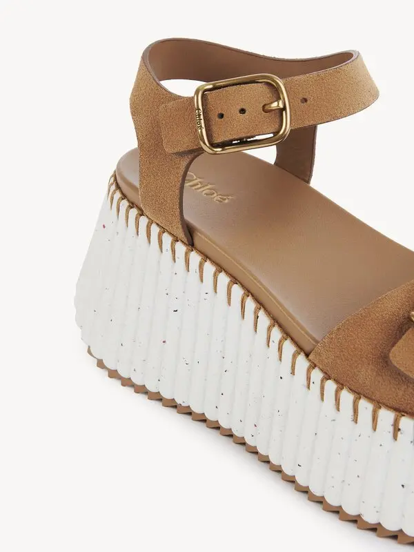 Chloé Nama Wedge Sandals