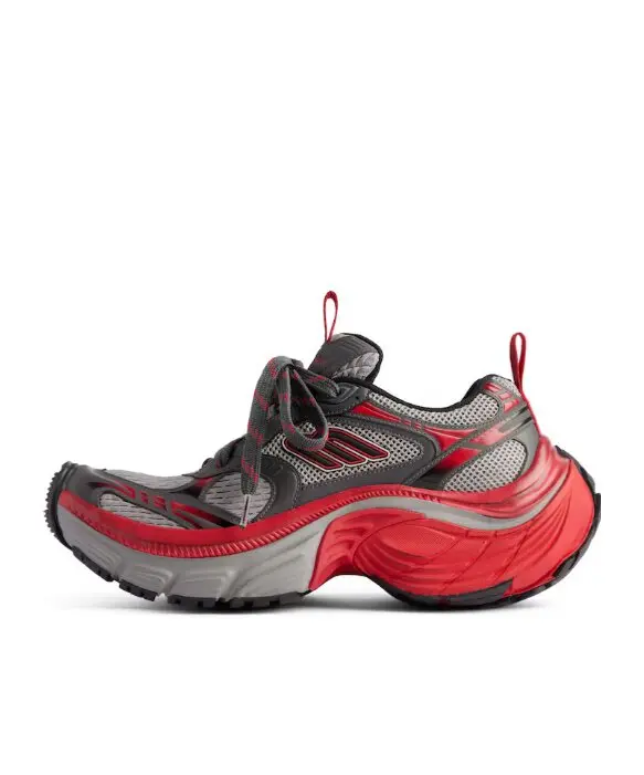 Balenciaga 6xl Lace-up Sneakers - Red/gray/black