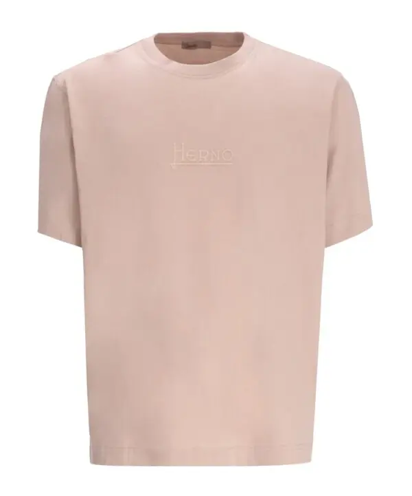 Herno Embroidered Cotton T-shirt