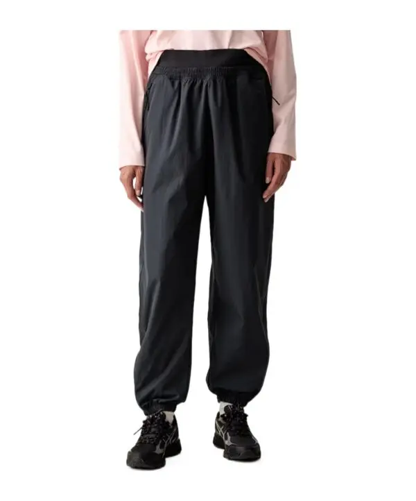 Adidas By Stella McCartney Elastic-waist Athletic Pants - Black