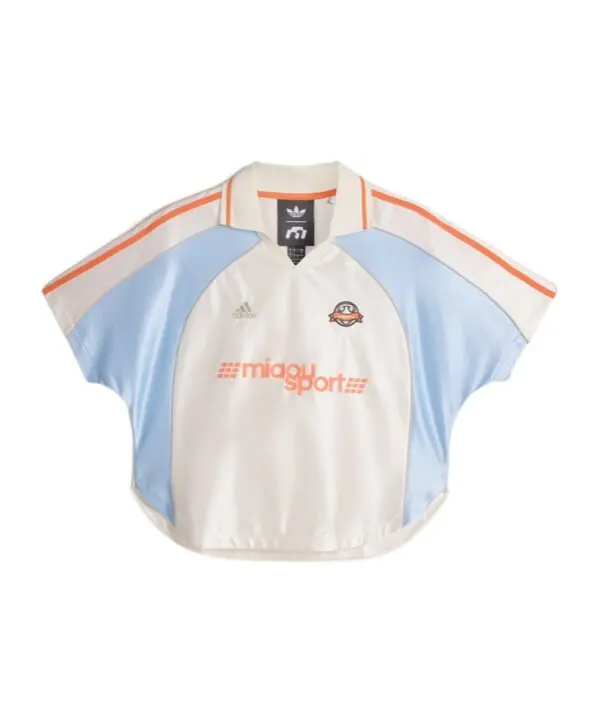 ADIDAS ORIGINALS X Miaou Sport Cropped V-neck Polo