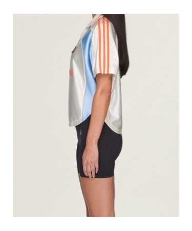 ADIDAS ORIGINALS X Miaou Sport Cropped V-neck Polo