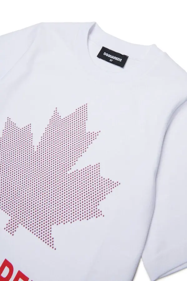 Dsquared2 Rhinestone-embellished Logo-print T-shirt
