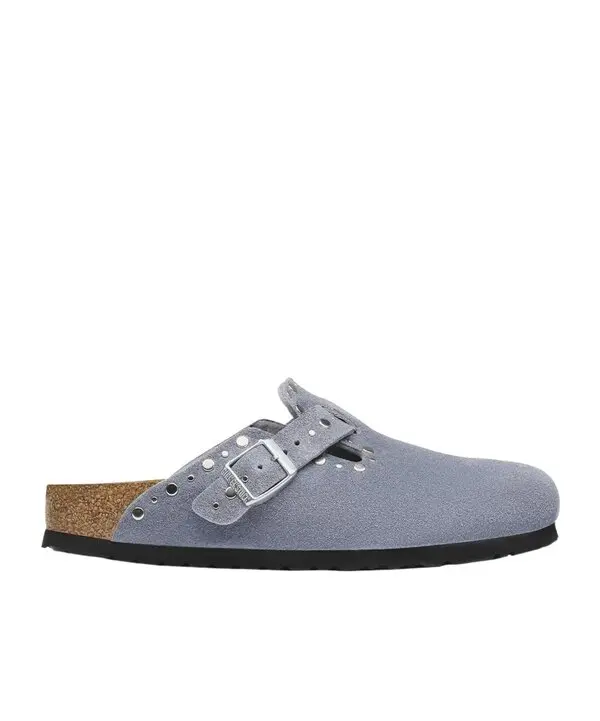 BIRKENSTOCK Boston Rivets Suede Leather