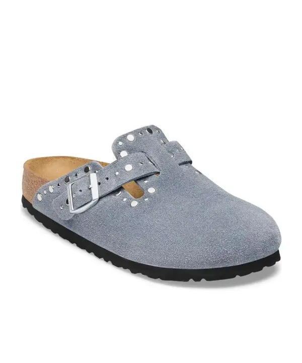 BIRKENSTOCK Boston Rivets Suede Leather