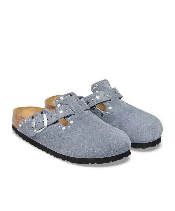 BIRKENSTOCK Boston Rivets Suede Leather