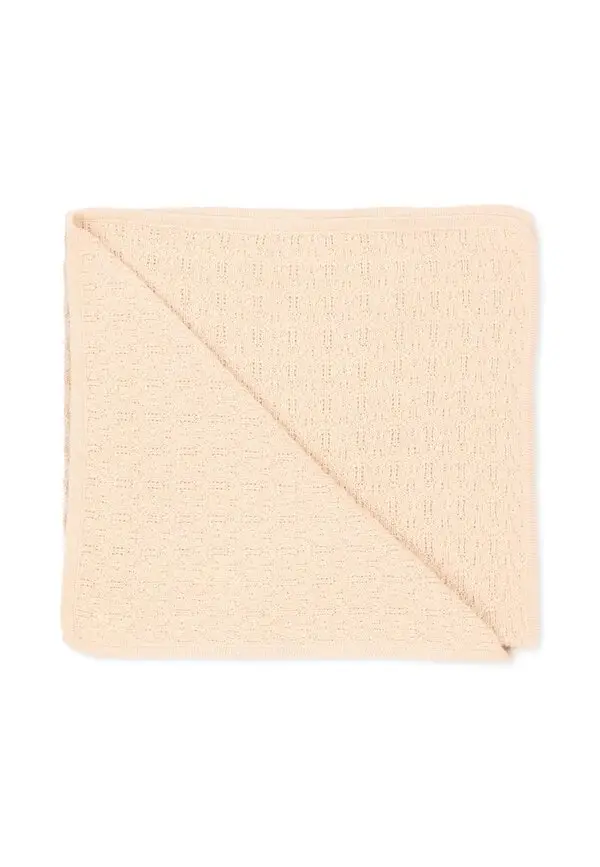 Chloé Logo-knit Cotton Blanket