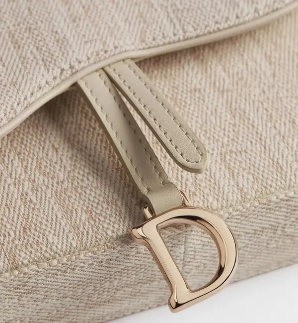 Dior Medium Saddle Pouch With Chain