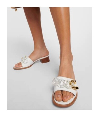 See By Chloé Embellished Leather Mules