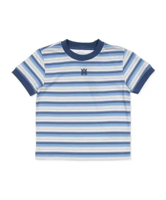 Amiri Logo-embroidered Striped T-shirt