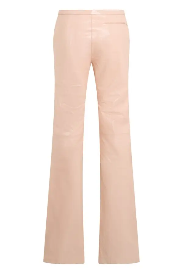 Philosophy Di Lorenzo Serafini High-waisted Flared Leather Pants
