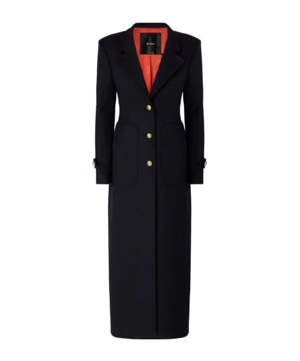 Pinko Button-fastening Single-breasted Coat