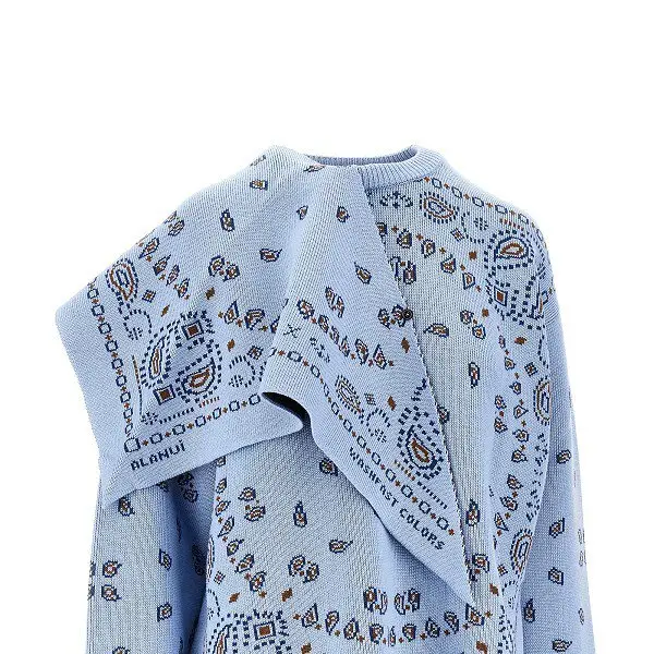 Alanui Bandana Jacquard High Neck Jumper