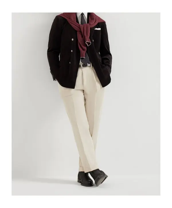 Brunello Cucinelli Gabardine Trousers