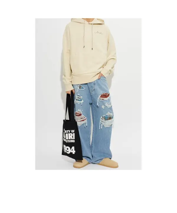 Amiri Round-toe Slippers