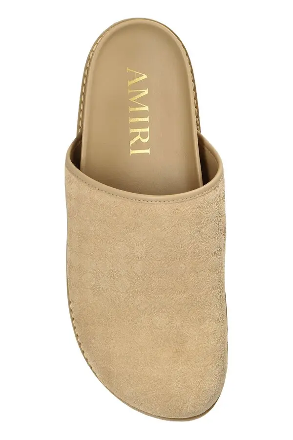 Amiri Round-toe Slippers
