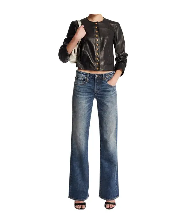 R13 Long-sleeve Leather Jacket