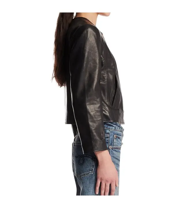 R13 Long-sleeve Leather Jacket