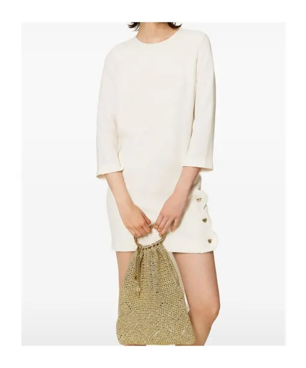 TWINSET Long-sleeve Dress With Button Details
