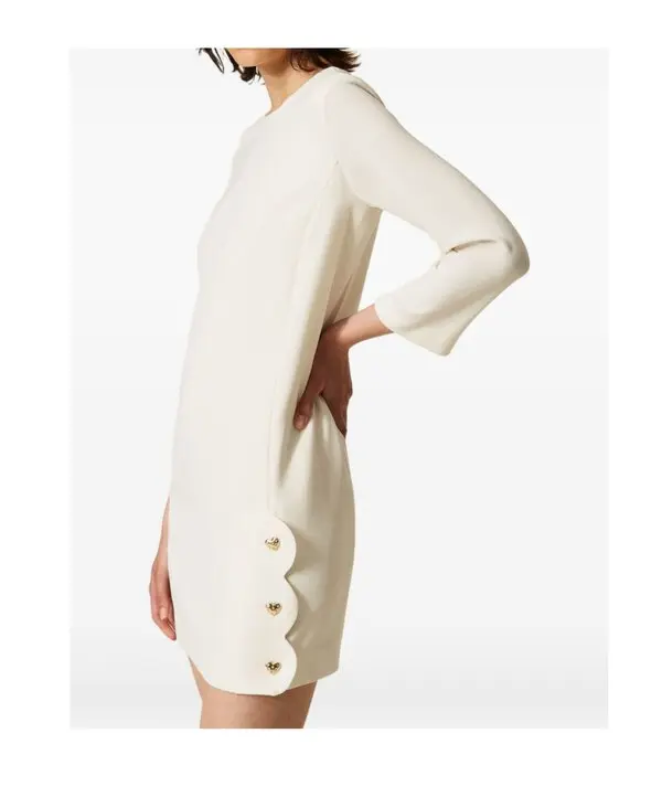 TWINSET Long-sleeve Dress With Button Details