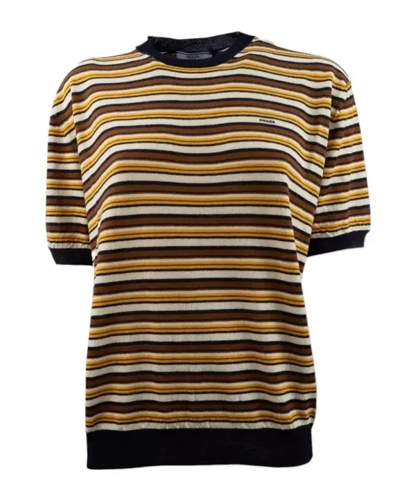 Prada Short-sleeved Knit Top