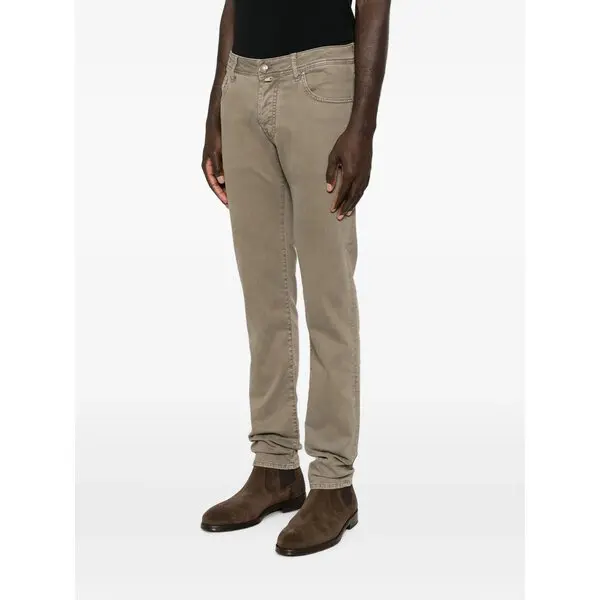 Jacob Cohen Casual Trousers With Belt Loops - Gray