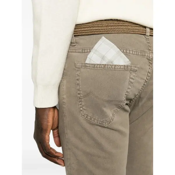 Jacob Cohen Casual Trousers With Belt Loops - Gray