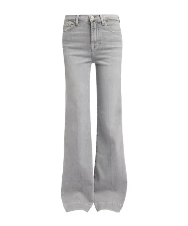 7 For All Mankind Flared Jeans - Grey