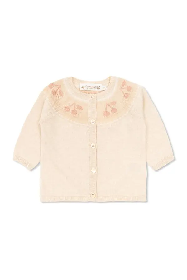 Bonpoint Two-piece Set Of Button-down Sweater And Trousers