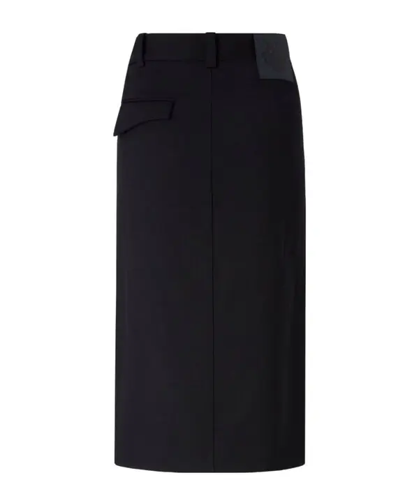 Pinko Wrap-front Button-detail Skirt