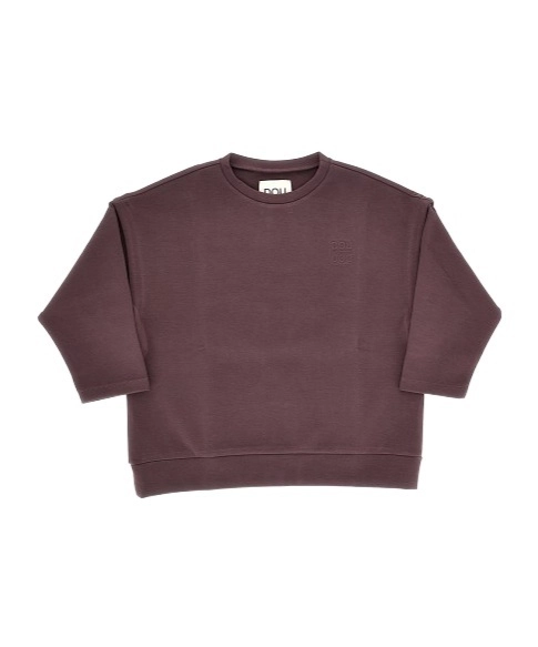 DOUUOD Drop-shoulder Sweatshirt With Embossed Logo