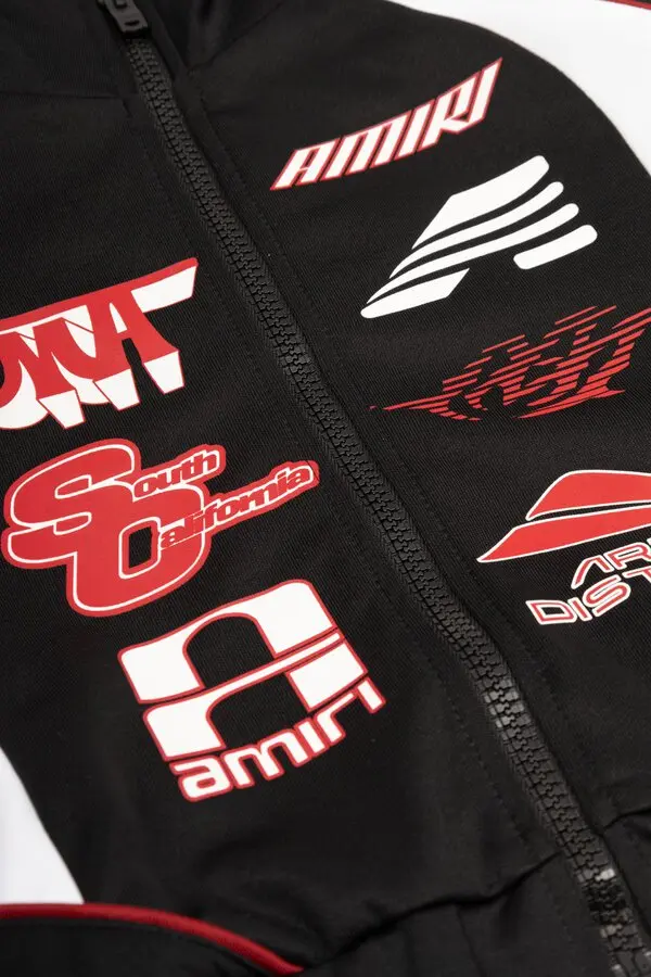Amiri Logo-print Panelled Jacket