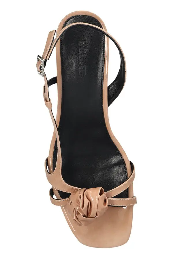 ROTATE BY BIRGER CHRISTENSEN Square-toe High-heeled Sandals