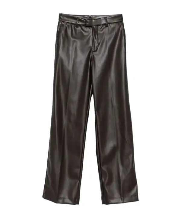 BERWICH Faux-leather Wide-leg Trousers