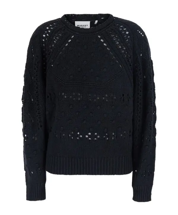 Isabel Marant Étoile Luce Open-knit Jumper - Black