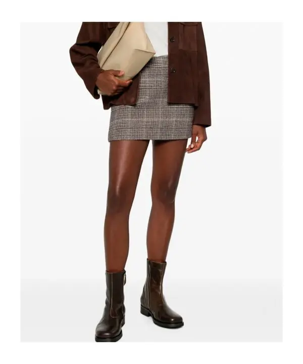 Ermanno Scervino Check-pattern Mini Skirt