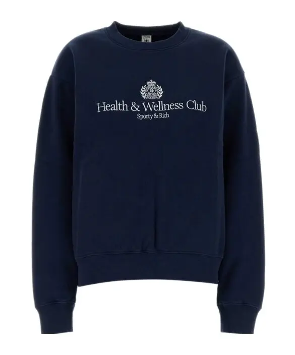 SPORTY  RICH Sporty & Rich Crewneck Long Sleeve Sweatshirt