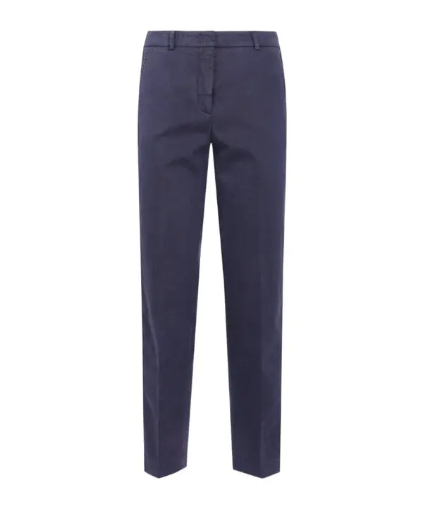 Peserico Casual Trousers With Belt Loops - Black